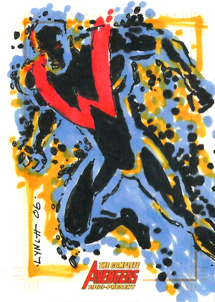 Captain Marvel / Ms Marvel / Warbird / Binary Sketch Card Collection ...