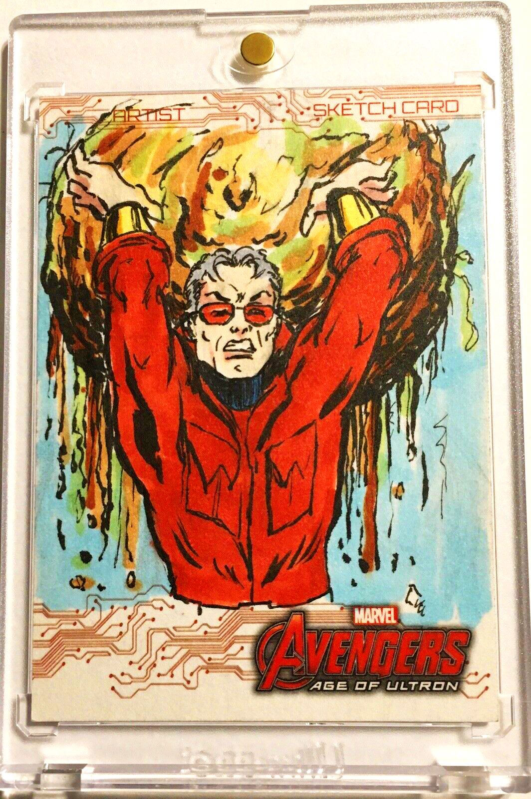 Captain Marvel / Ms Marvel / Warbird / Binary Sketch Card Collection ...